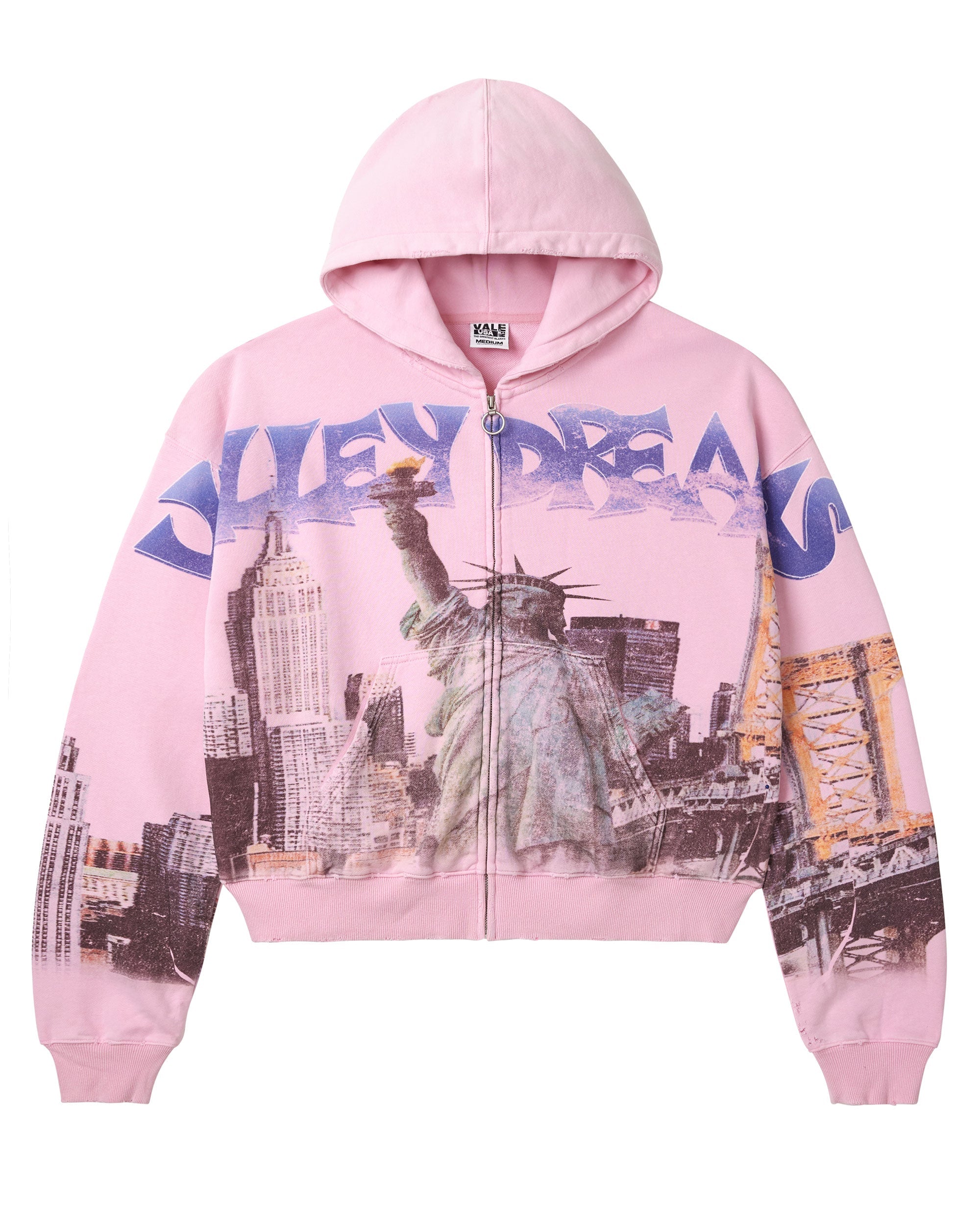 NYC ZIP UP [PINK] – Vale Houston Flagship