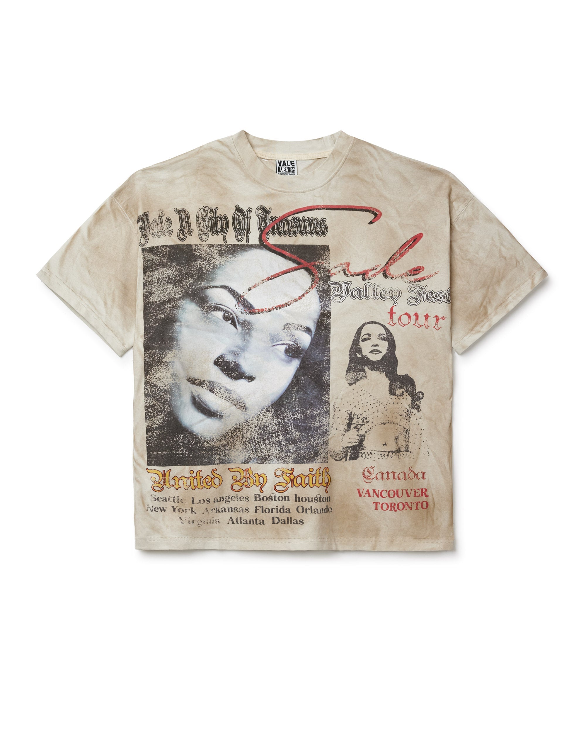 VALLEY TOUR CREME TEE – Vale Houston Flagship