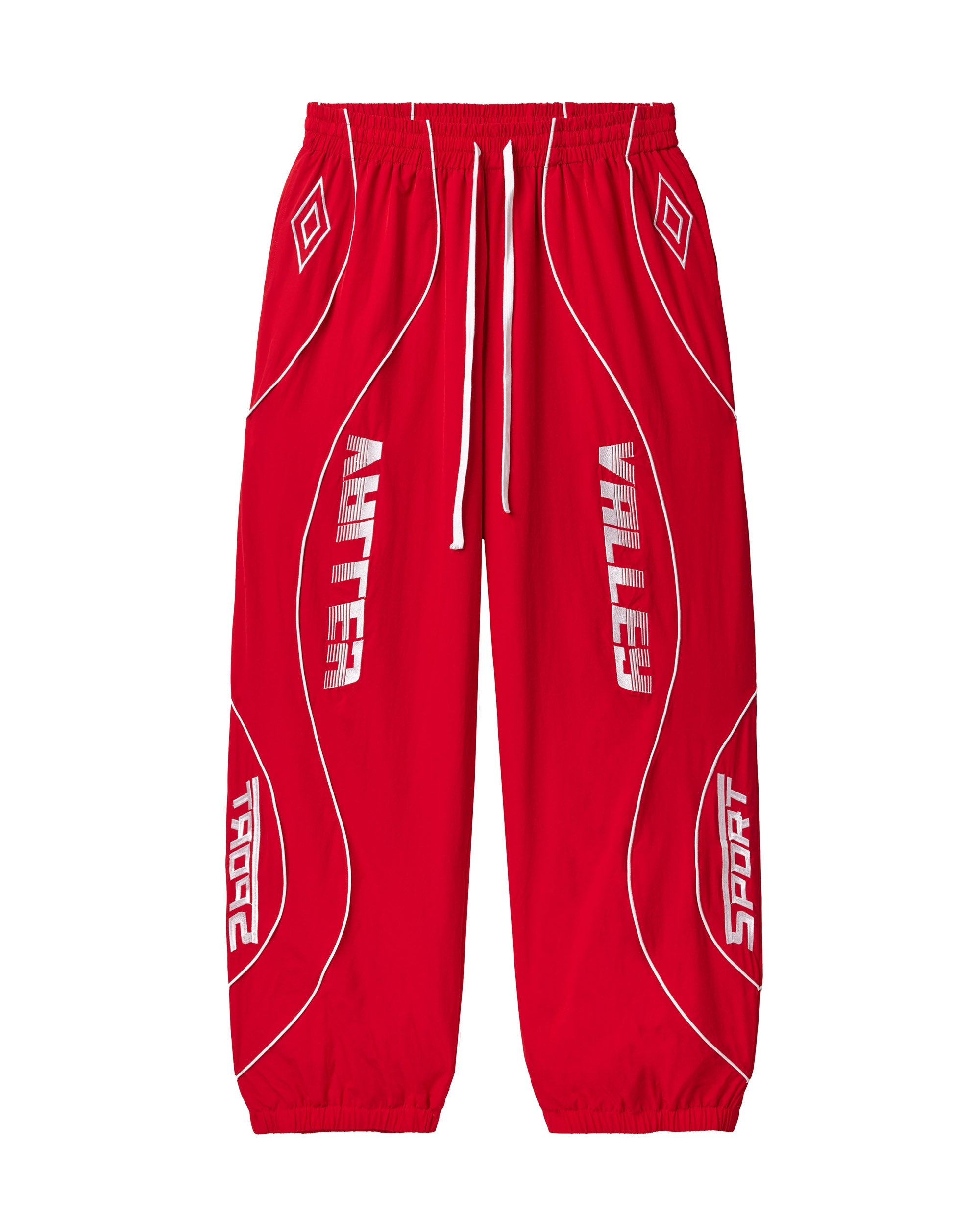 RED SWISH SWEATS – Vale Houston Flagship